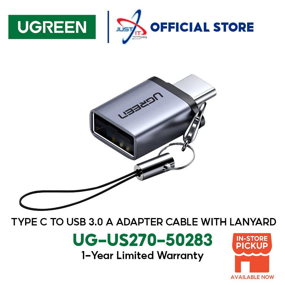 UGREEN Type C To USB 3.0 A Adapter Cable With Lanyard UG-US270-50283 ...