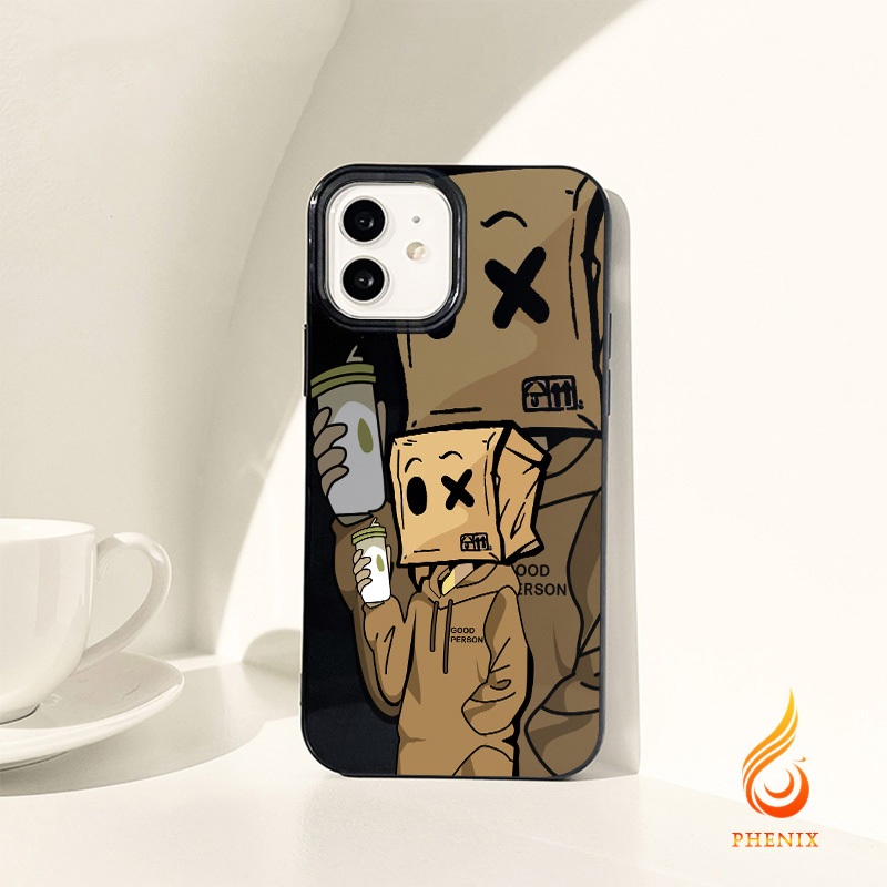 For iphone 11 Pro Max Paper Bag Boy 12 13 14 15 X XR XS Max 15 Pro Max ...