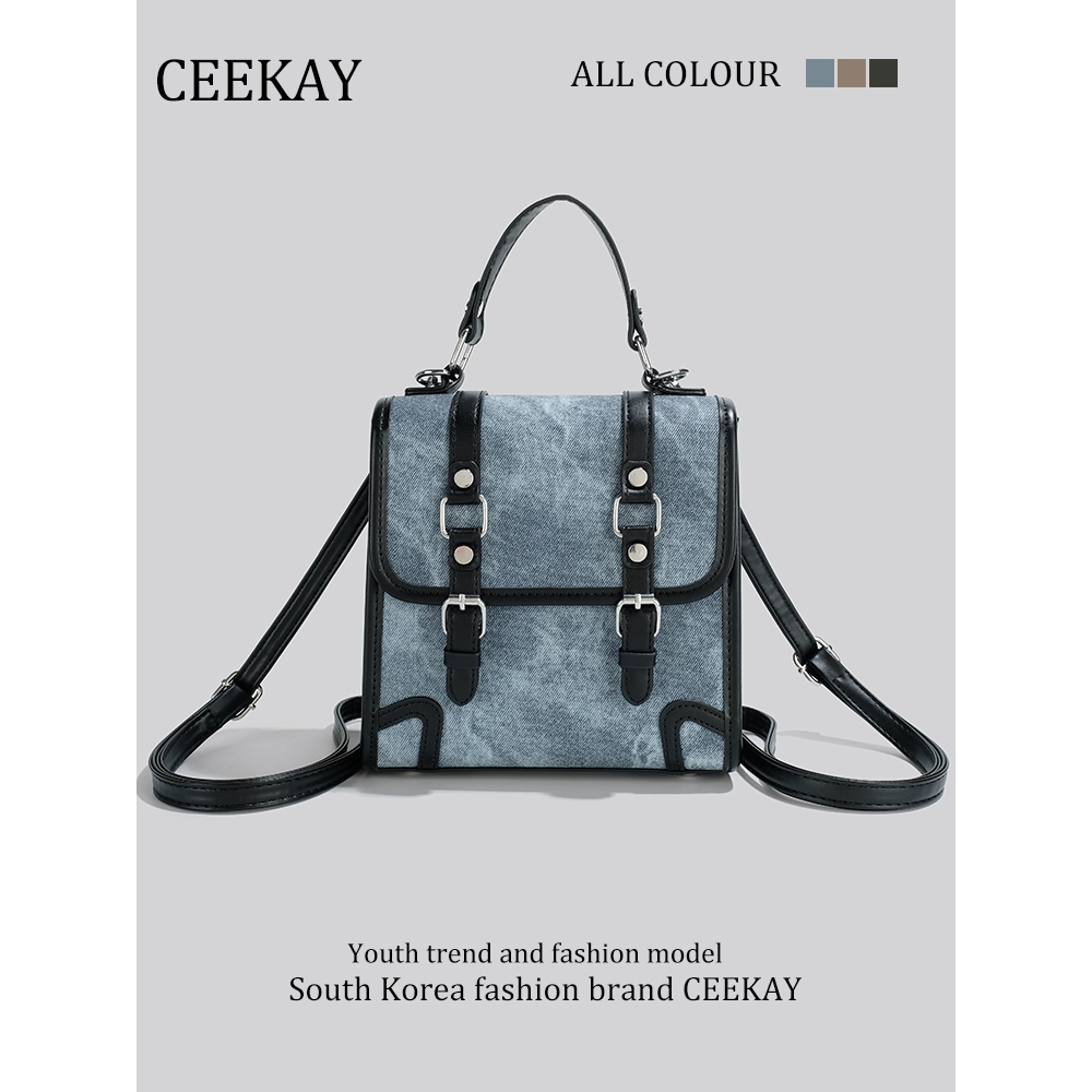 CEEKAY Genuine Women's Backpack 2024 New Style Student Bag High-end ...
