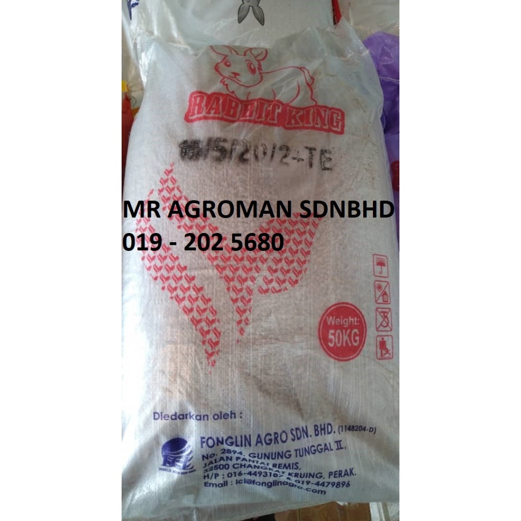 +-50KG RABBIT KING FERTILIZER 10-5-20-2+TE (BAJA BUAH) | Shopee Malaysia