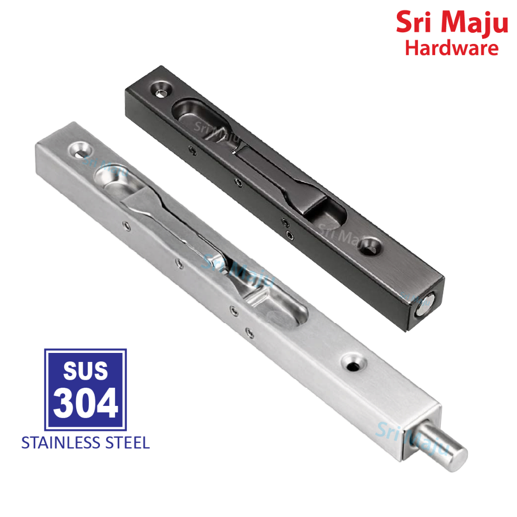 MAJU DFB-SQ Quality Stainless Steel SUS 304 Box Type Flush Bolt Luxury ...