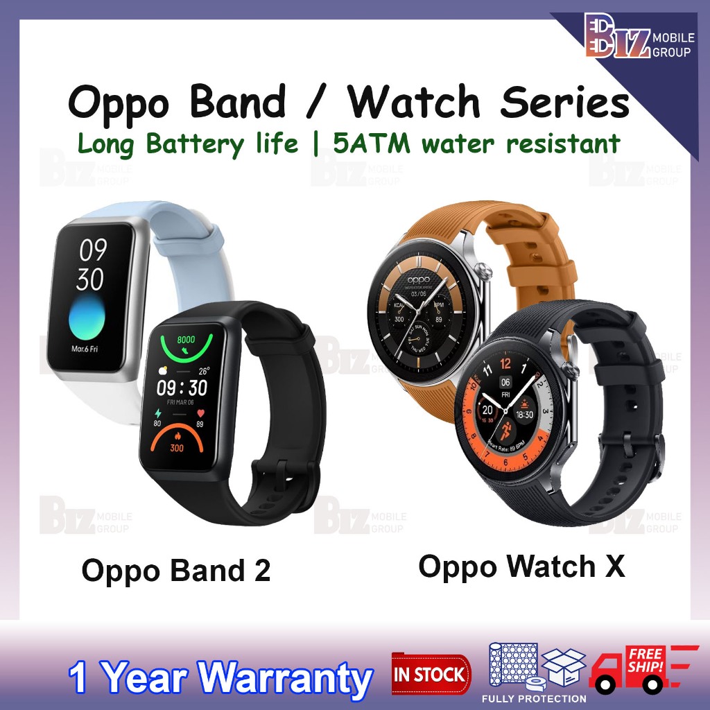 OPPO Band 2 / OPPO Watch X | Original Malaysia New Set | Shopee Malaysia
