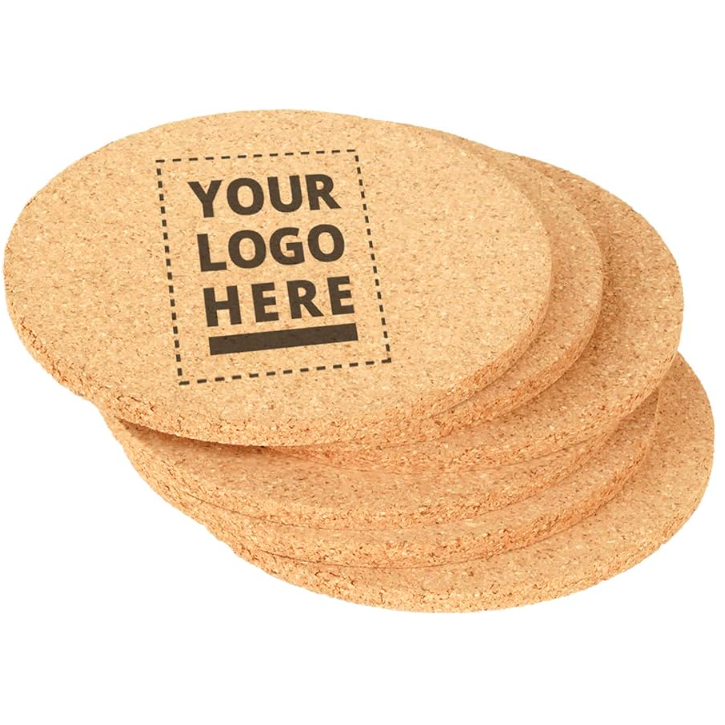 Custom Cork Coaster Screen Printing Custom Business Soft Wood Printing ...