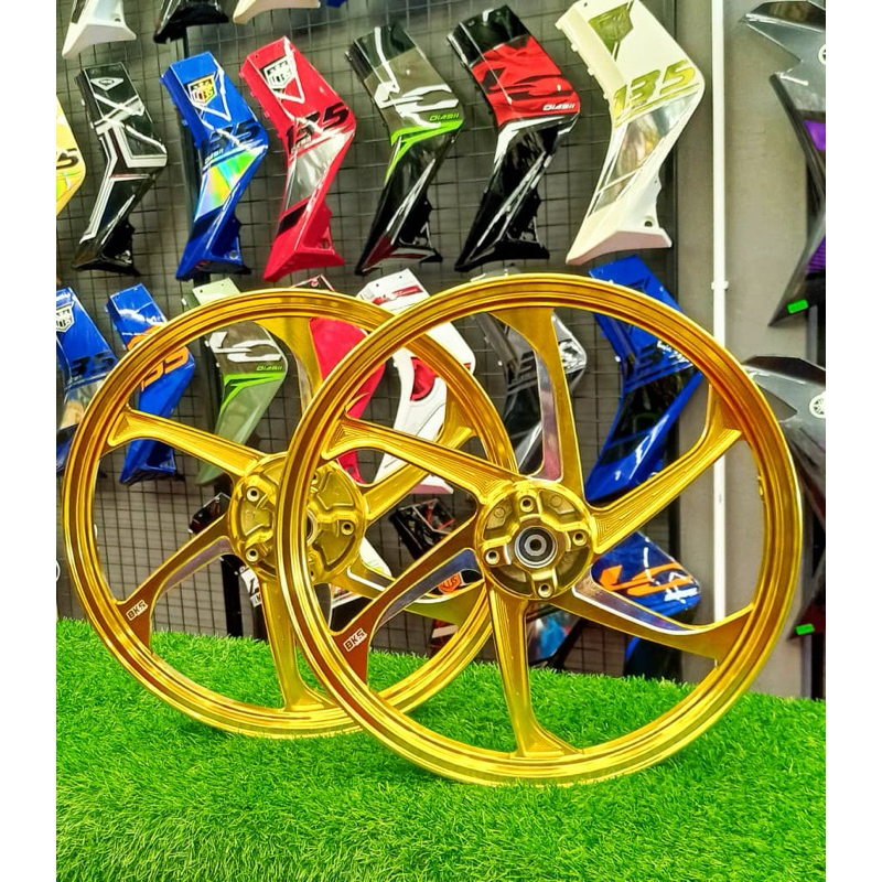 PRODUK : SPORT RIM 6 BATANG CUSTOM Y15ZR/Y16ZR ( CANDY GOLD ) | Shopee Malaysia