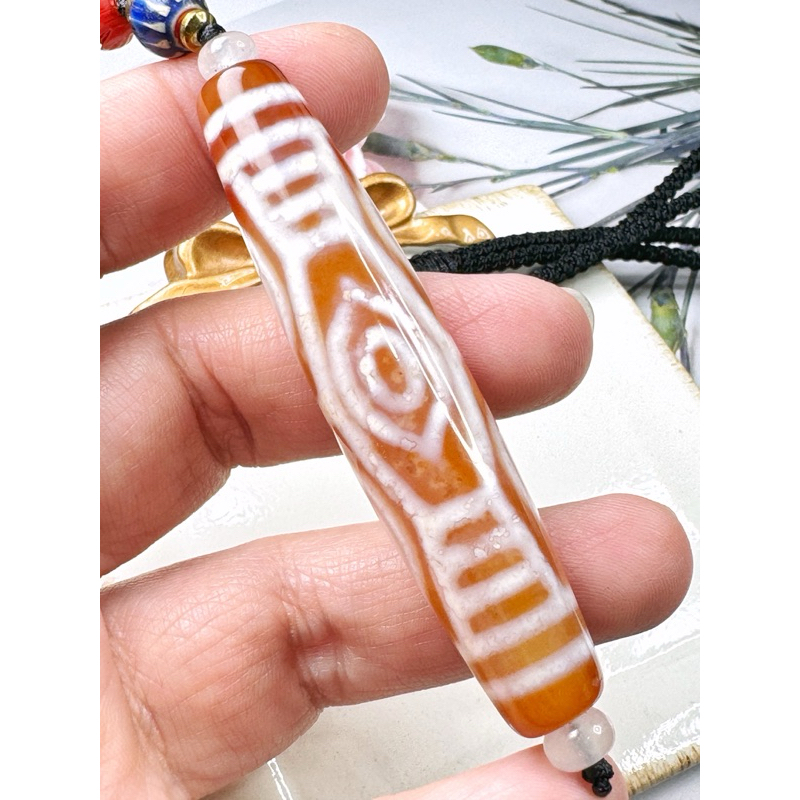Tibetan Dzi Beads Carnelian Dragon Six Eyed Dzi Beads Necklaces ...