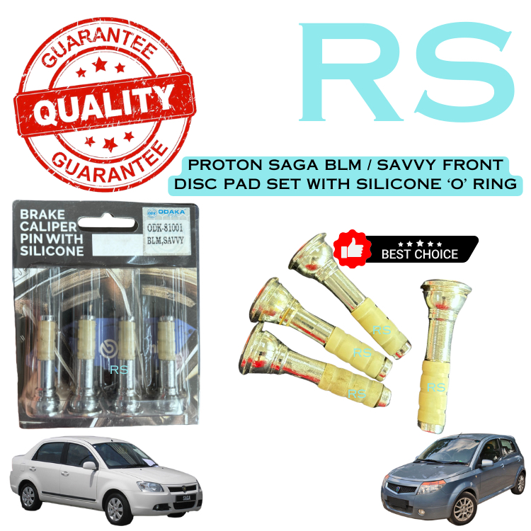 Proton Saga BLM, Savvy Heavy Duty Front Disc Pad / Brake Caliper Pin ...