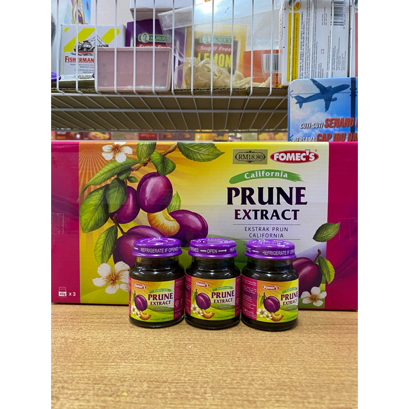 FOMECS California PRUNE EXTRACT 42g x 3 bottle EKSTRAK PRUN CALIFORNIA ...