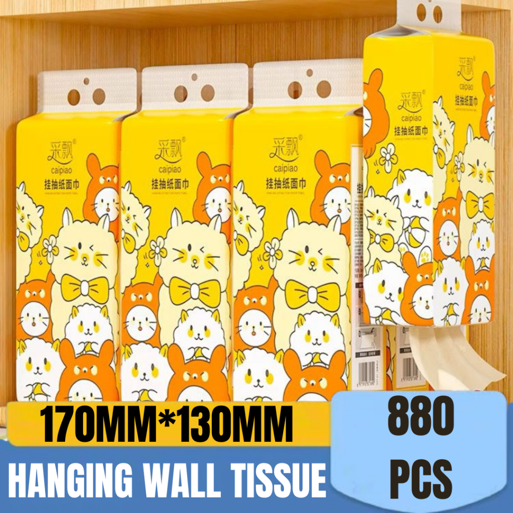 🌟880Pcs🌟1Packs X 880 Sheets ( 1CTN ) Tisu Gantung Viral Wall Hanging ...