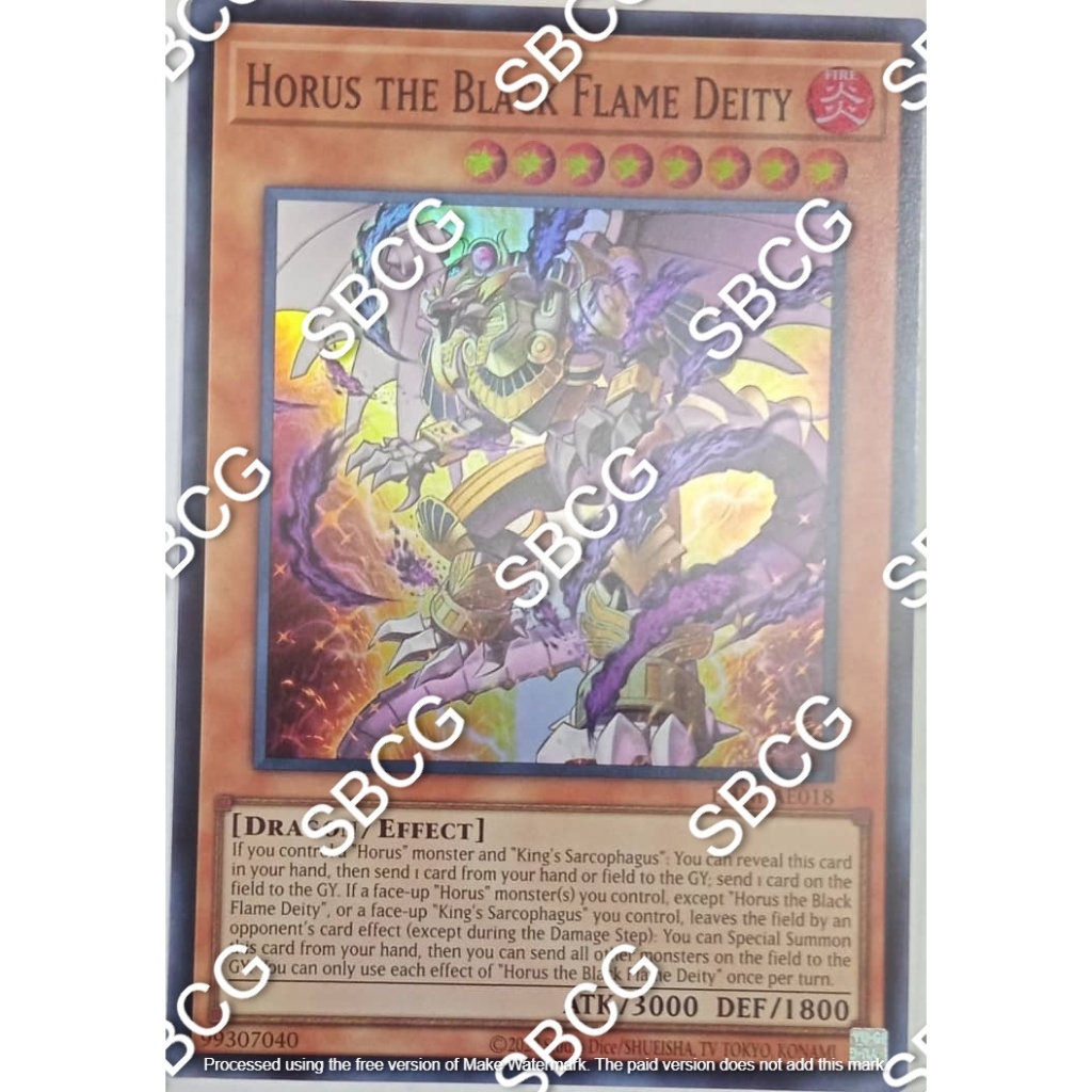 Phantom Nightmare "Horus the Black Flame Deity" ( PHNI-AE018 ) | Shopee Malaysia
