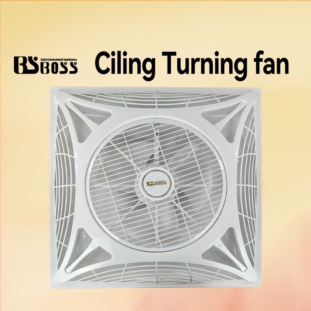 BSBOSS Ceiling Fan Recessed Mounted Surface 360 Degree Circulating Air ...