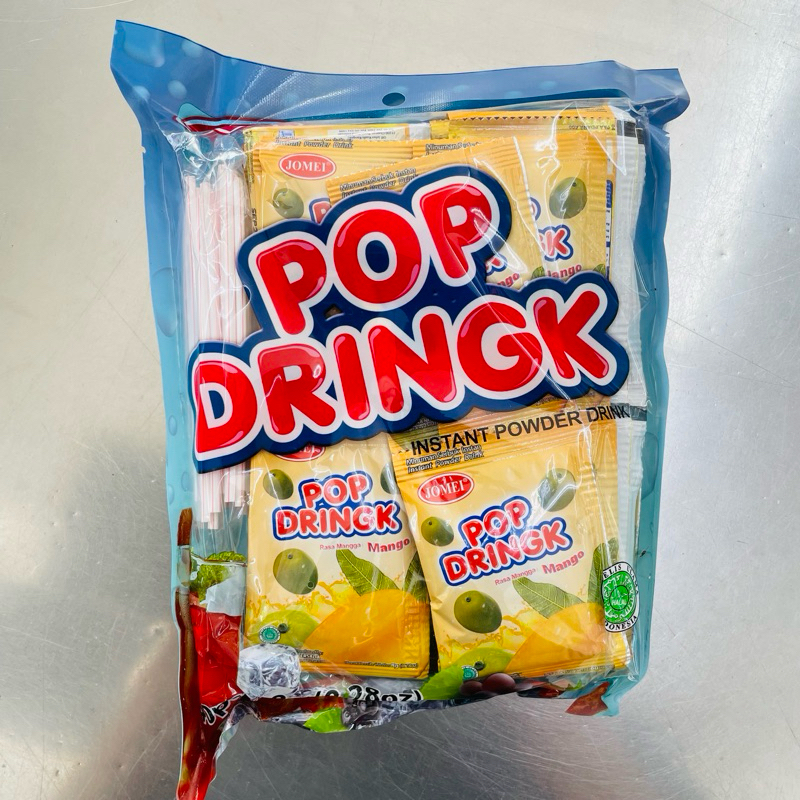 Pop Dringk Drink Powder 40pcs/20pcs Mixed Fruit Jomei | Shopee Malaysia