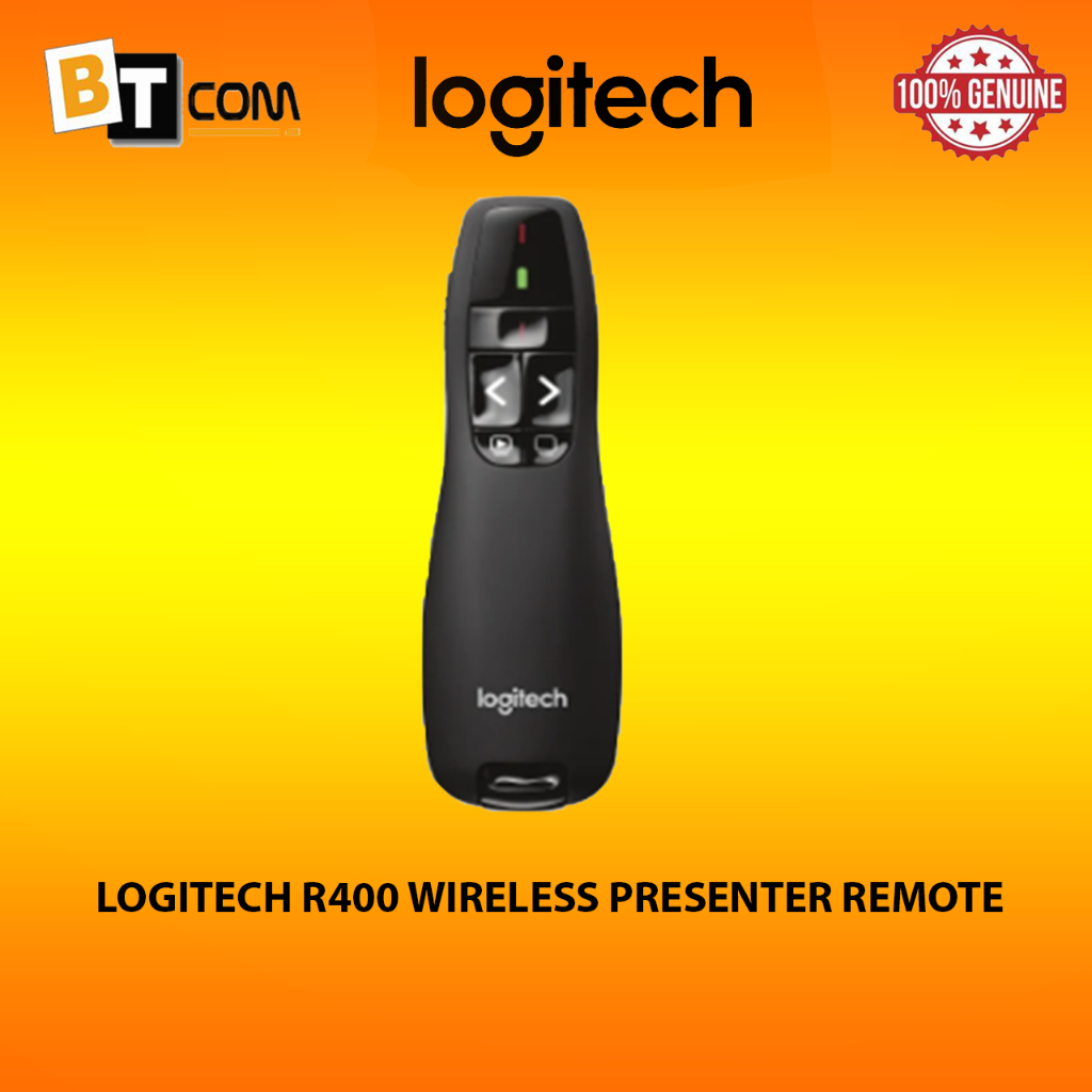 Logitech R400 Wireless Presenter Remote 910-001361 | Shopee Malaysia