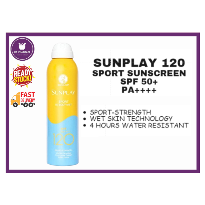 SUNPLAY 120 SPORT SUNSCREEN SPF50+ PA++++ | Shopee Malaysia