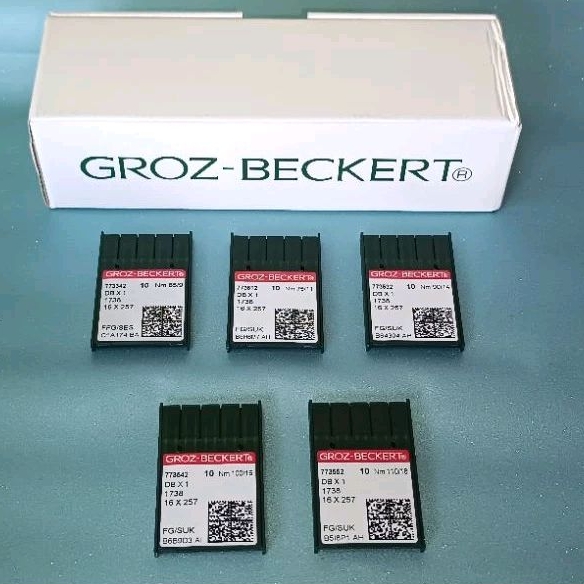 [GROZ BECKERT Needle DB, DP] Jarum GROZ BECKERT/ Jarum Mesin Jahit Lurus Industri/ Jarum Mesin ...