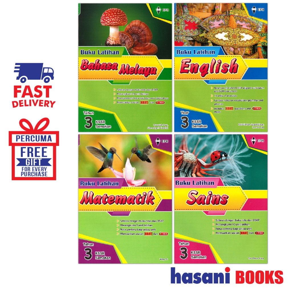 Hasani EPH Buku Latihan Tahun 3 KSSR Semakan | Shopee Malaysia