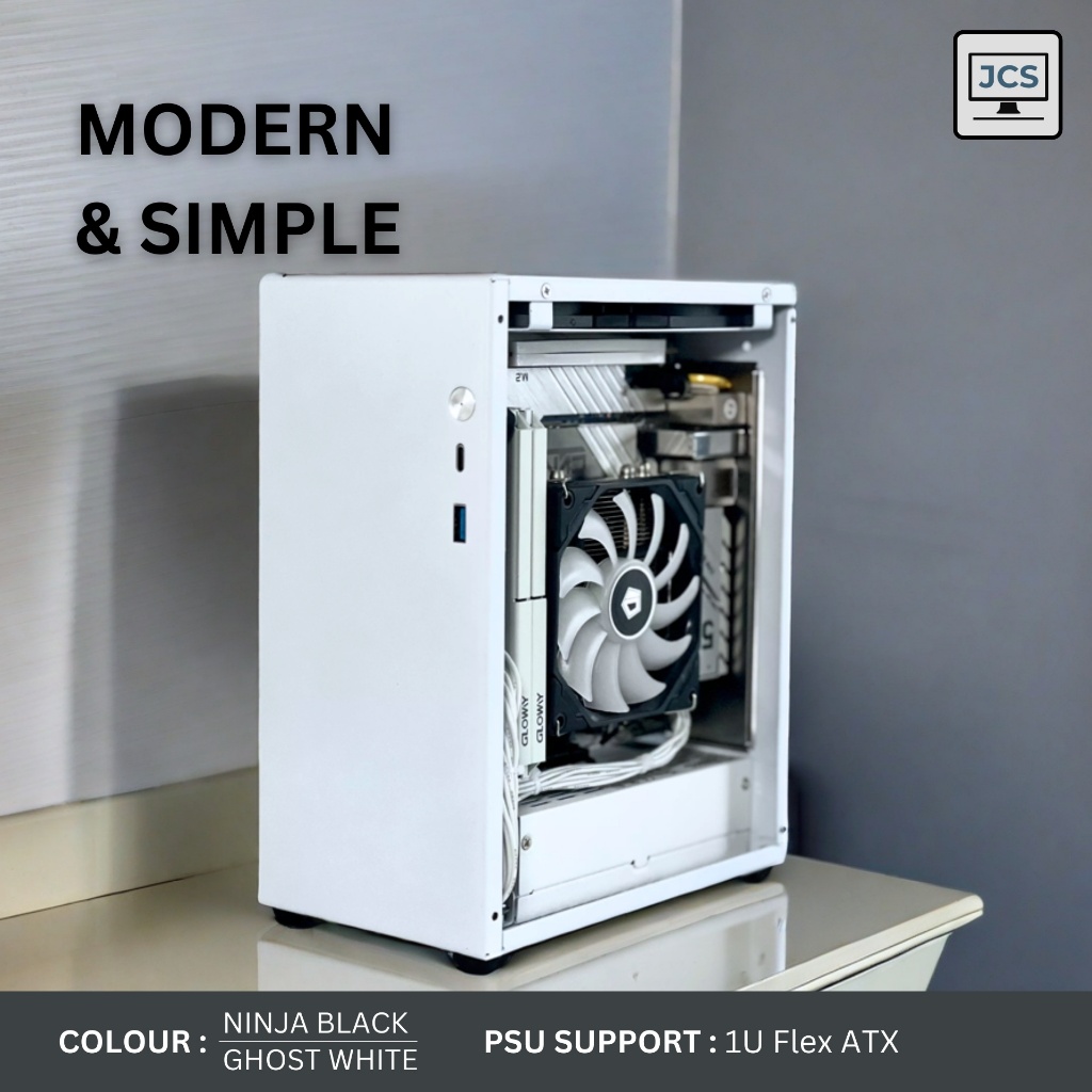 JCS J1 - 5.4L Ultra Mini ITX Desktop Casing - ITX Case - A4 Layout ...