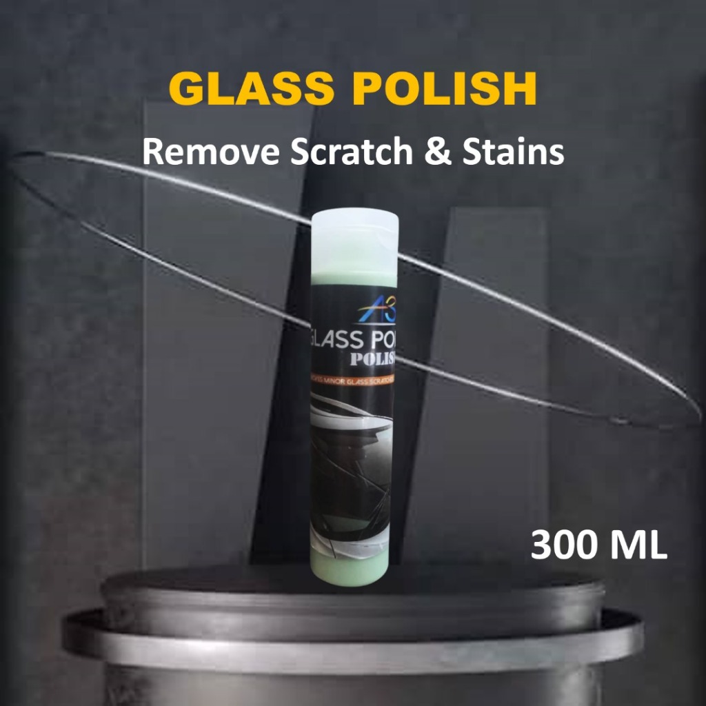 Glass Polish Compound 300ml Car Or Home (Cream) | Shopee Malaysia