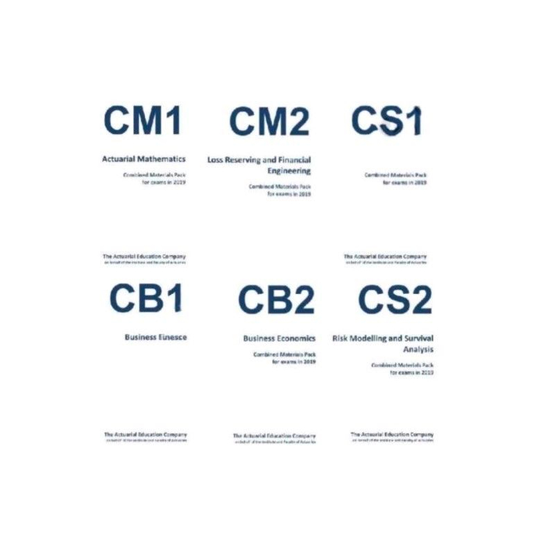 IFOA Acted Combined Materials Pack (CMP) notes and Core Reading (Free ...