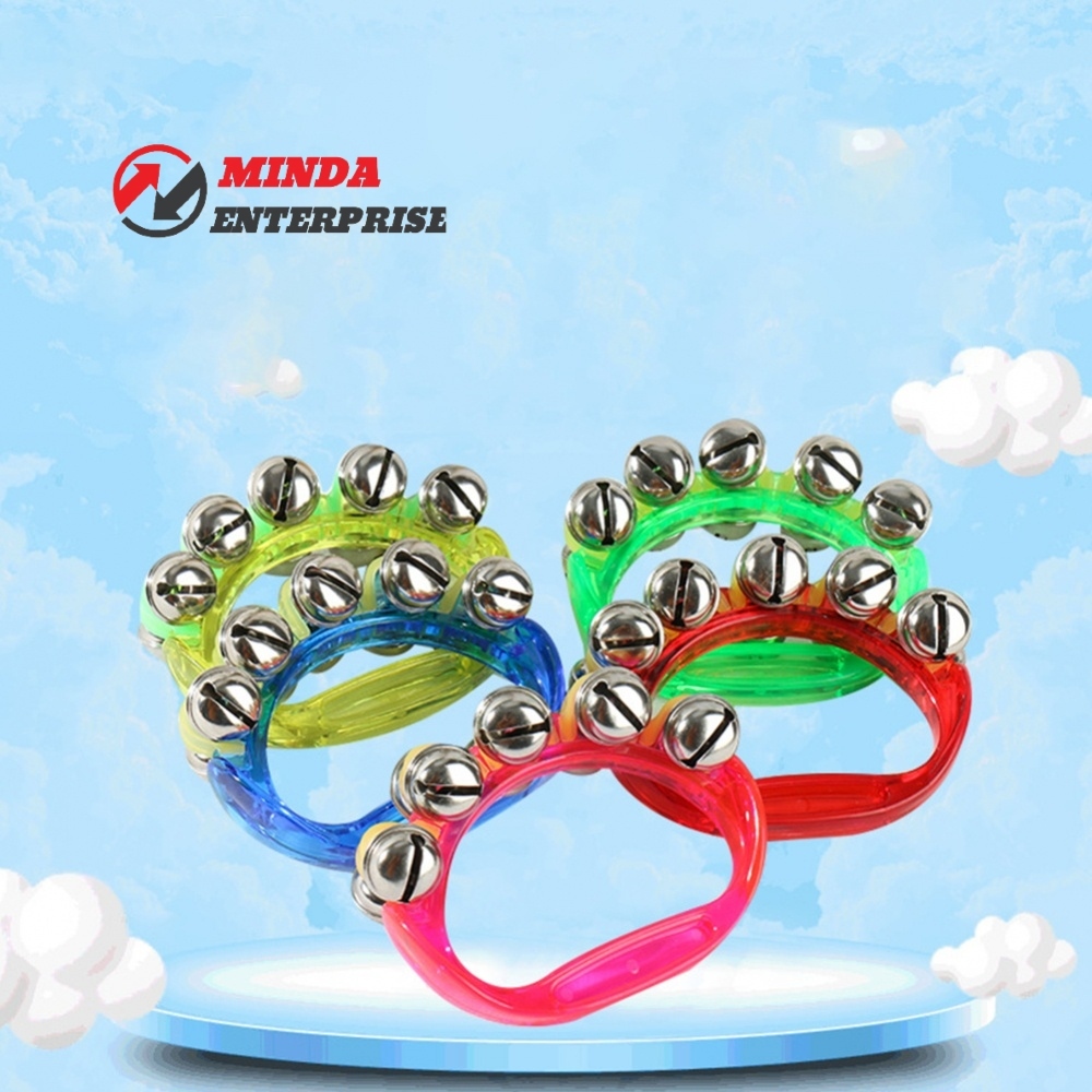 (1 Pcs / Pair) Ring Bells Percussion Plastic+Metal 10*8.5CM Education ...