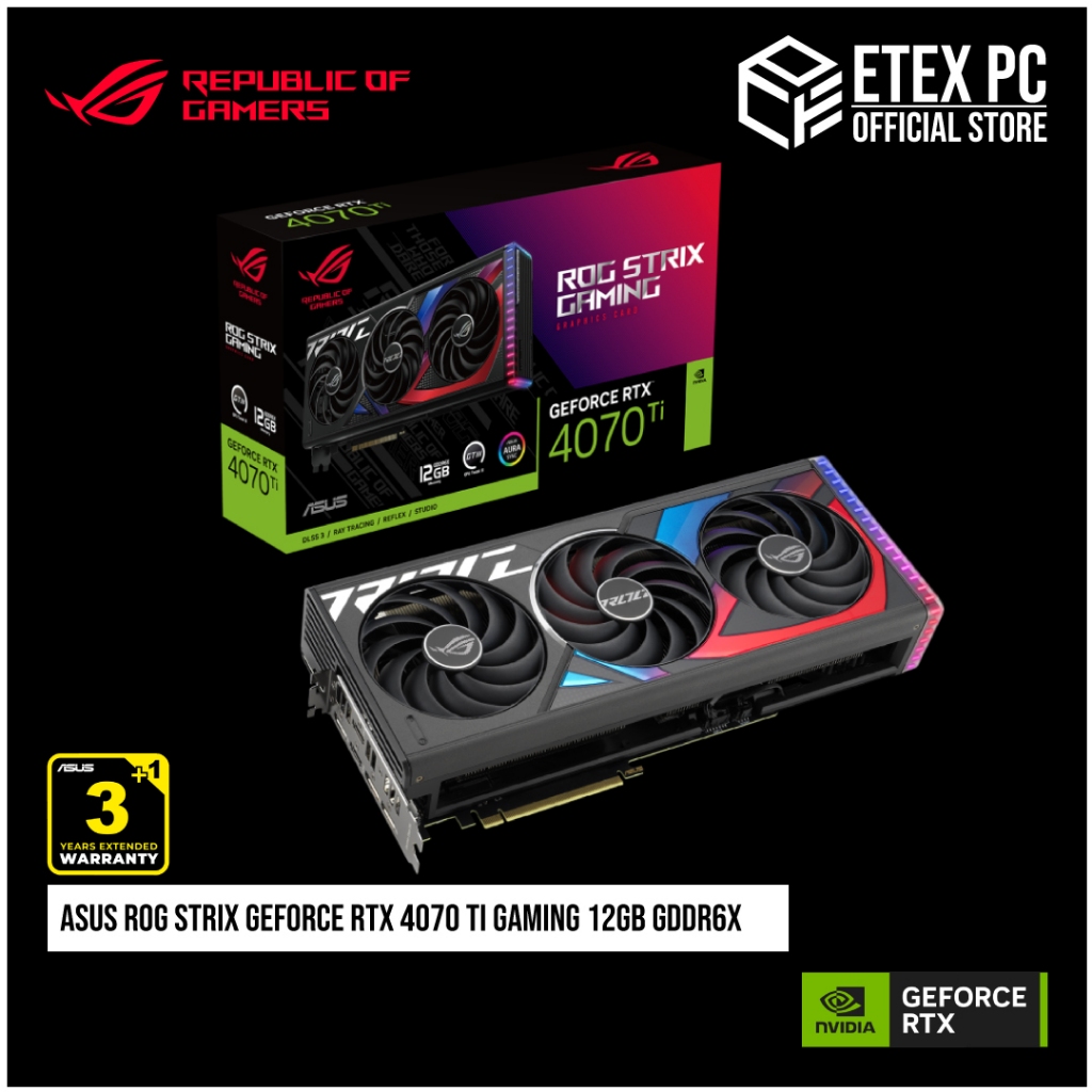 ASUS ROG Strix GeForce RTX 4070 Ti Gaming 12GB GDDR6X # ROG-STRIX ...