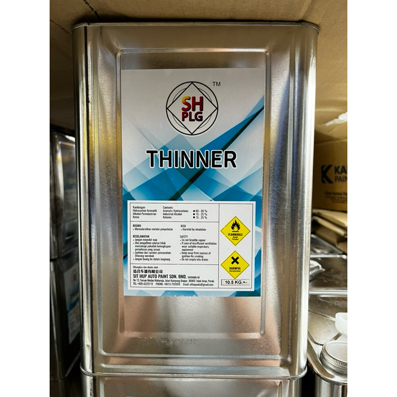 High Quality Thinner 10.5kg/Thinner Kereta/Thinner Cat/Thinner Cuci ...