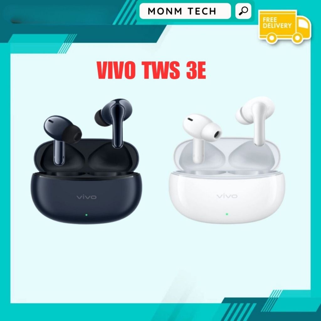 Vivo TWS 3E Wireless Noise Reduction Bluetooth Earphones | Shopee Malaysia