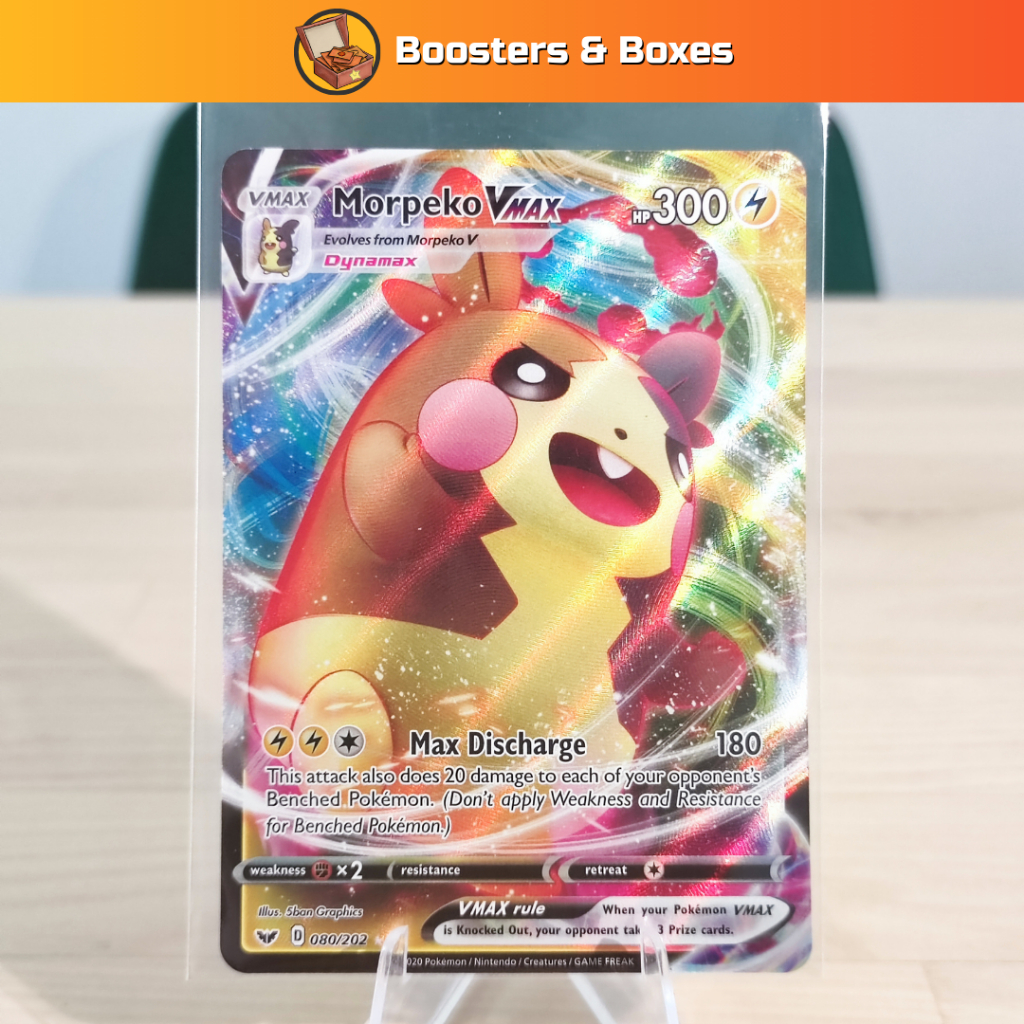 Morpeko VMAX (080/202) [Sword & Shield (Base Set)] | Shopee Malaysia