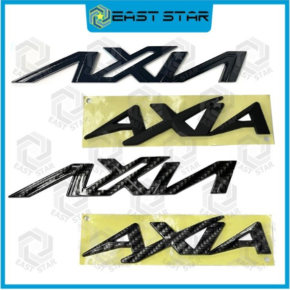 Original Perodua Axia 2023 Logo Emblem Matte Black Carbon Fibre Chrome ...