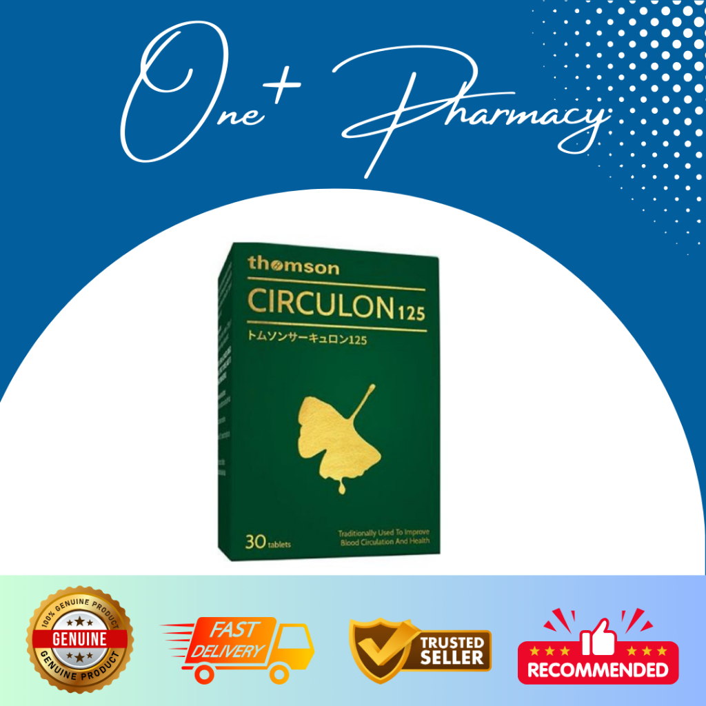 Thomson Circulon Ginkgo 125mg 30's | Shopee Malaysia