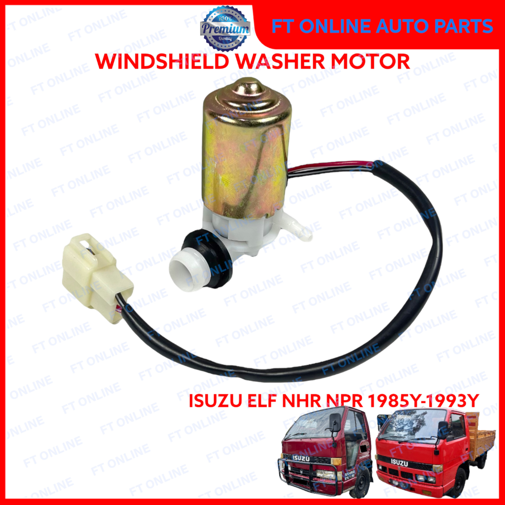 ISUZU ELF 1985-1993 NHR NPR NKR WASHER MOTOR/PUMP WINDSHIELD WIPER TANK 1986 1987 1988 1989 1990 ...