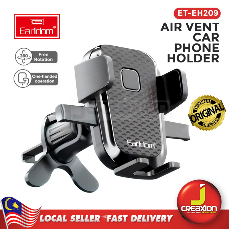 Earldom EH209 Air Vent 360 Rotation Car Phone Holder ET-EH209 | Shopee ...