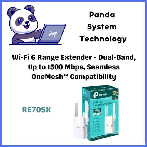 TP-Link RE705X Wi-Fi 6 Range Extender - Dual-Band, Up to 1500 Mbps ...