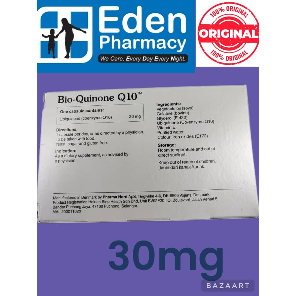 pharma nord bio-quinone Q10 30mg co-enzyme ( SHORT EXPIRY ! 5/2024 clearance ) | Shopee Malaysia