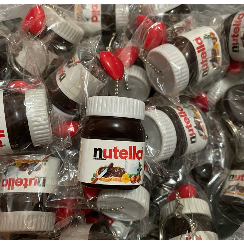 Nutella keychain/ rare & unique keychain/ miniature (NEW READY STOCK ...
