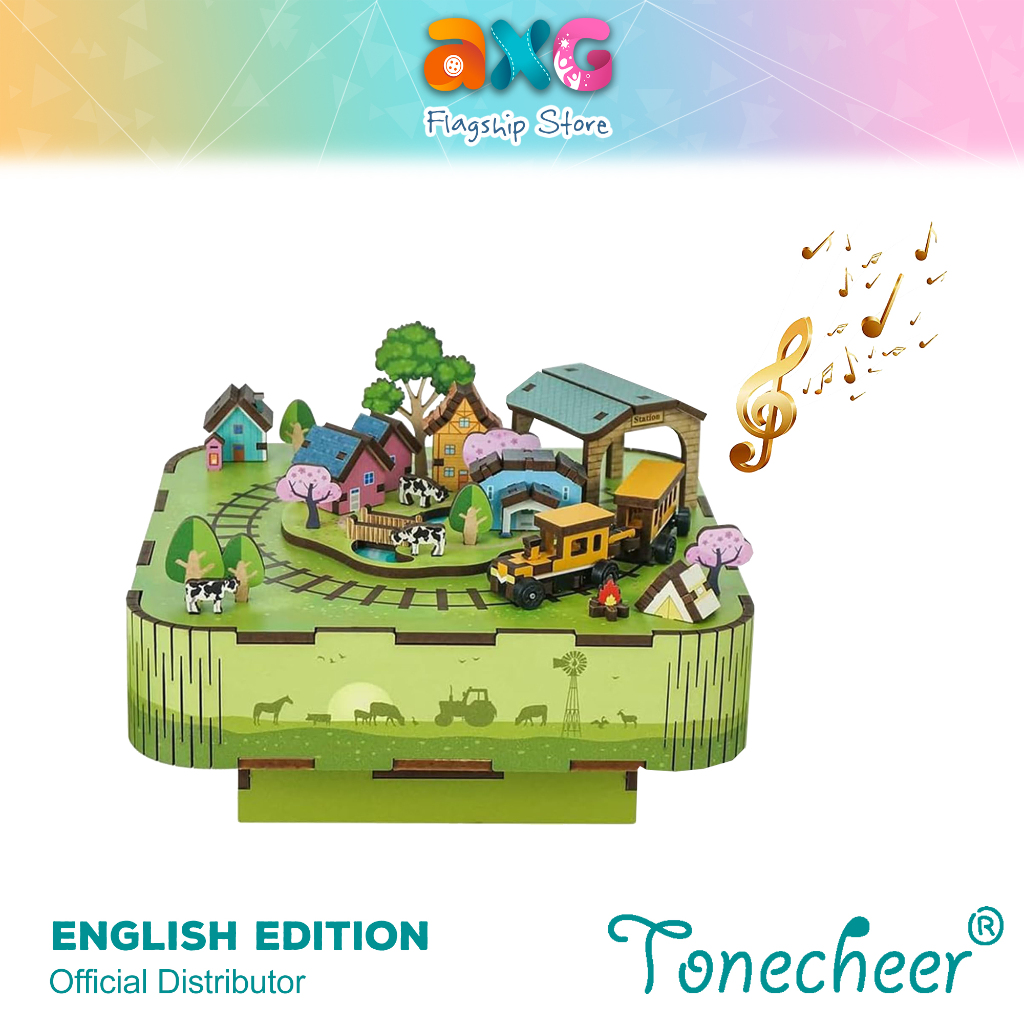Tonecheer Singing In the Meadow Music Box (TQ059) DIY Wooden Musical ...