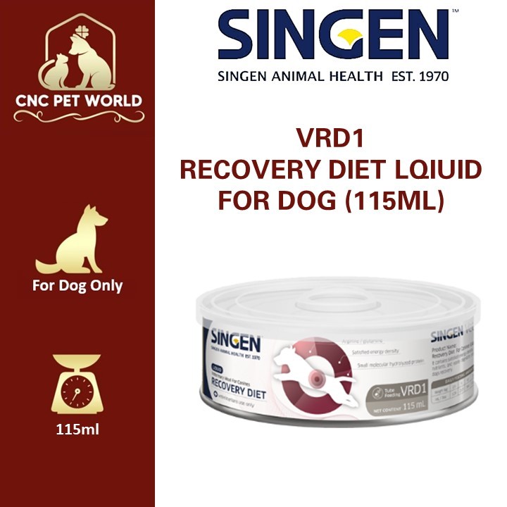 【SINGEN】 VRD1 RECOVERY DIET LIQUID (CANINES) | 115ML | For Post ...