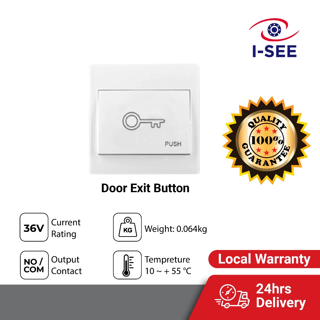 【Door Accessories】Touchless Exit Button/Emergency Break Glass/Key ...