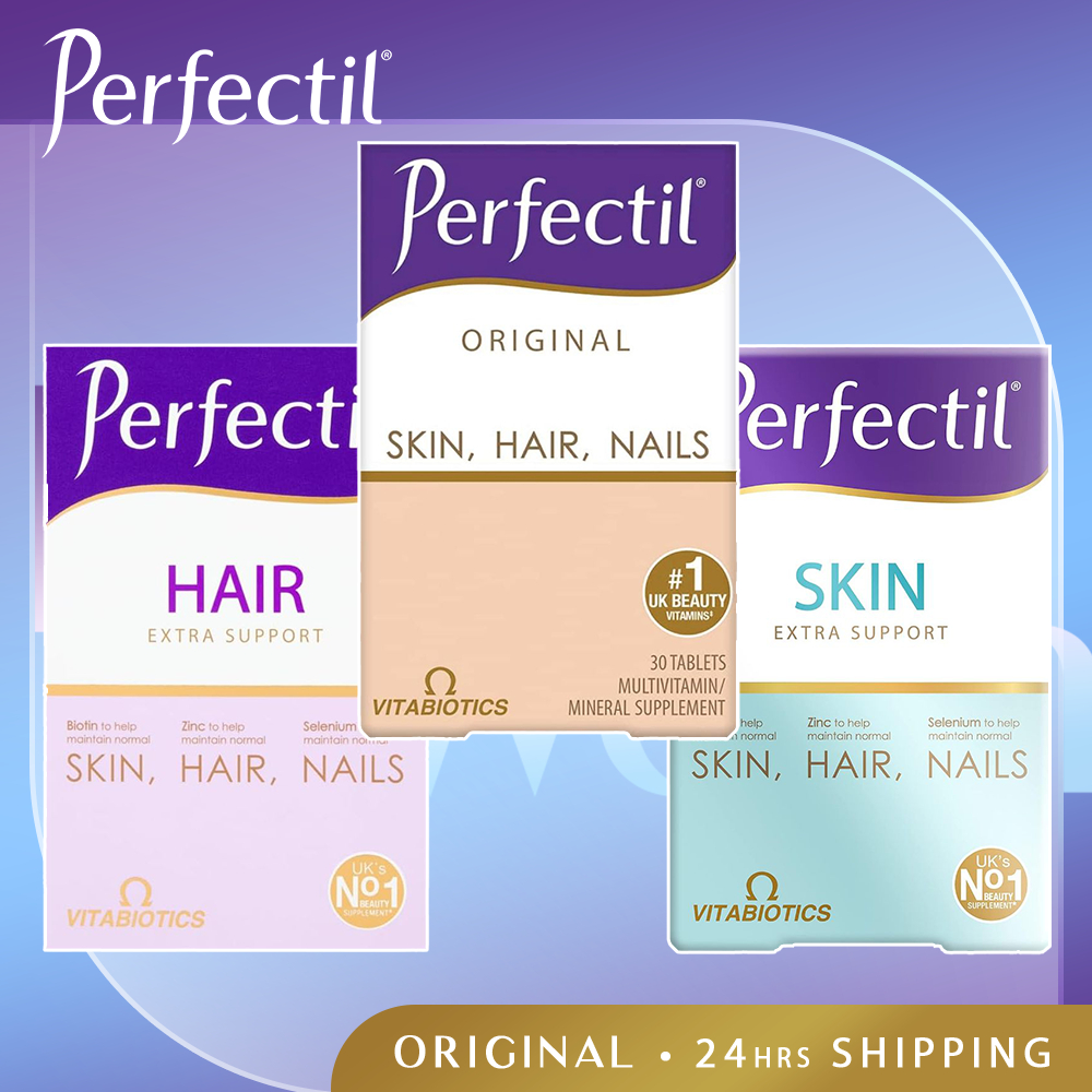Vitabiotics Perfectil Plus Skin l Hair Extra Support l Original ...