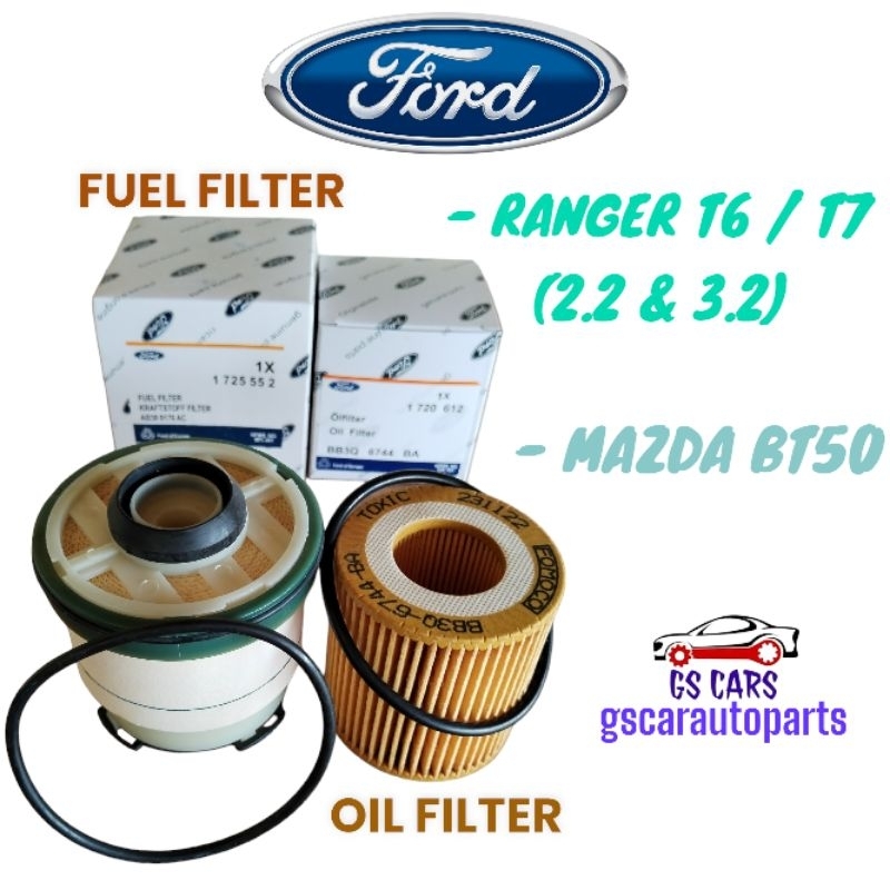 Ford Ranger t6 t7 t8 2.2/3.2 Mazda bt50 engine oil filter bb3q6744ba ...