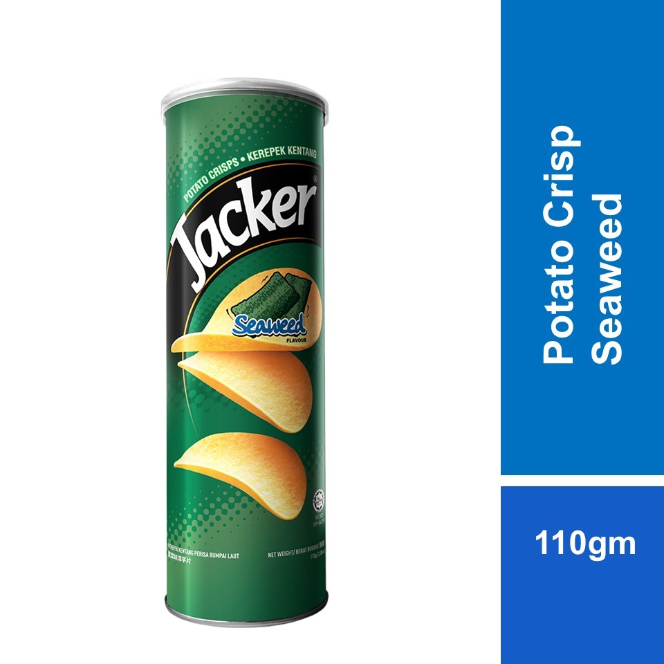 Jacker Potato Crisps 110g - Seaweed | Shopee Malaysia