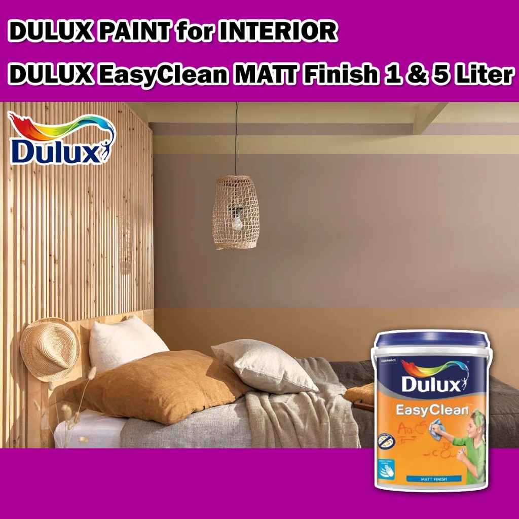 Dulux Easy Clean Matt Finish Interior Wall Finish 1L Surreal Blue ...
