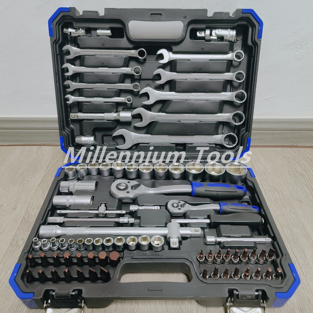 Original CR-V 82pcs Socket Wrench Set | Box Socket Set | Spanner Set | Tool Set | Shopee Malaysia