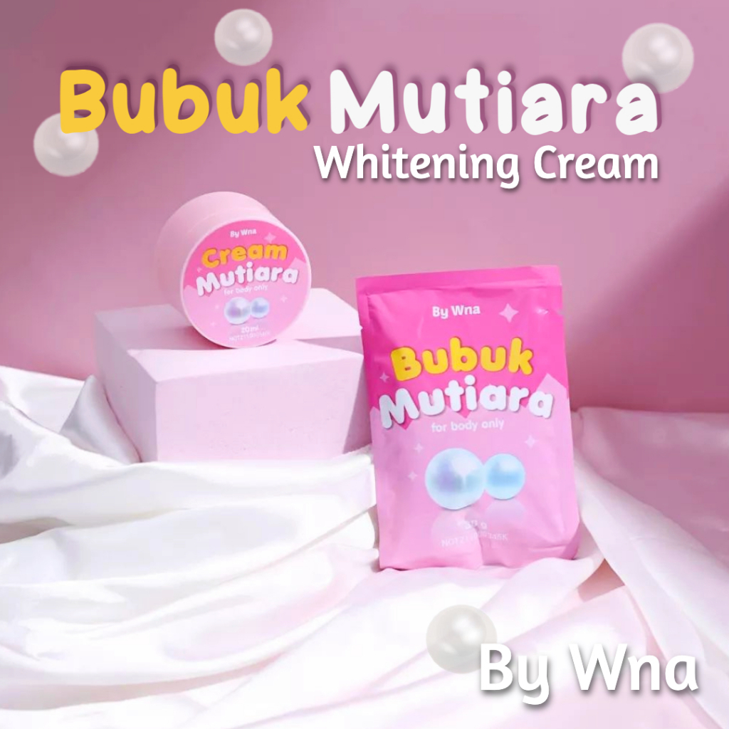 WNA Bubuk Mutiara / Set Bubuk Cream Mutiara Body Skin Brightening ...
