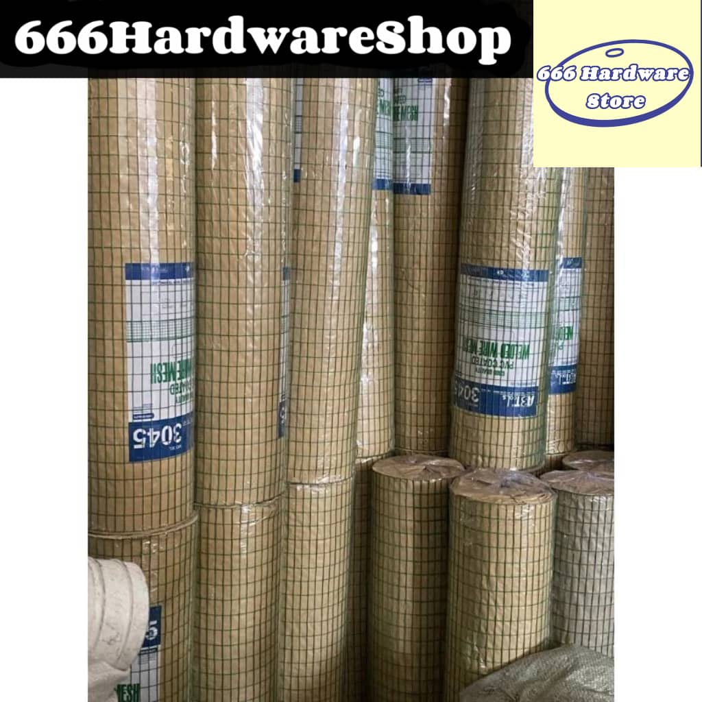 Green PVC Coated Galvanized BRC Welded Wire Mesh Net Netting | Shopee ...