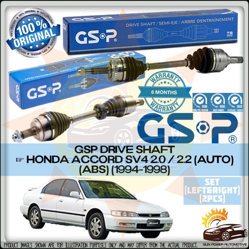 Honda Accord SV4 2.0 / 2.2 (ABS) (1994-1998) ( AUTO ) 100% ORIGINAL GSP ...
