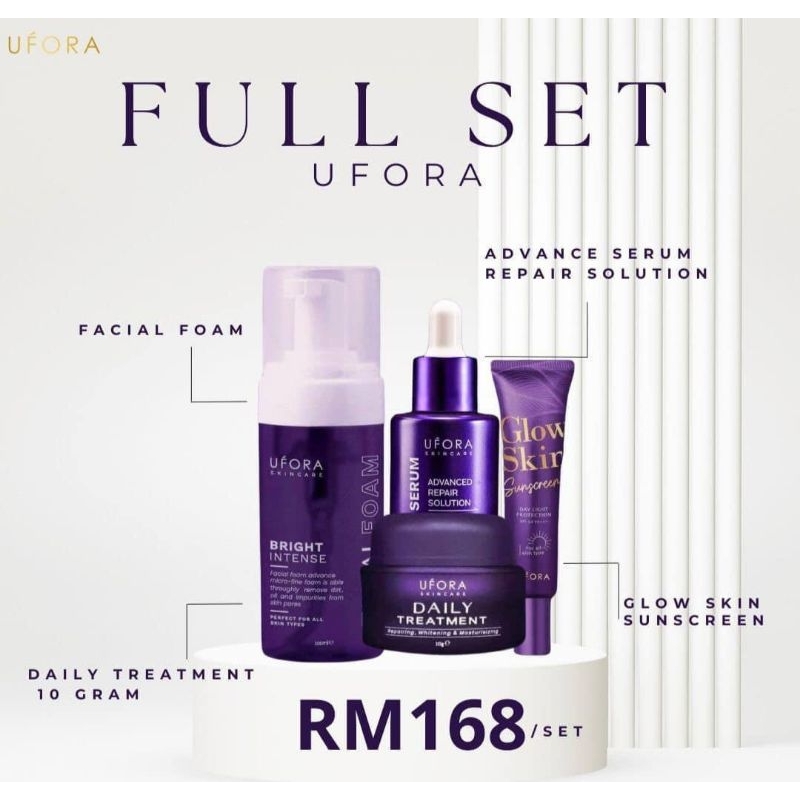 UFORA SKINCARE FULLSET SERUM | Shopee Malaysia