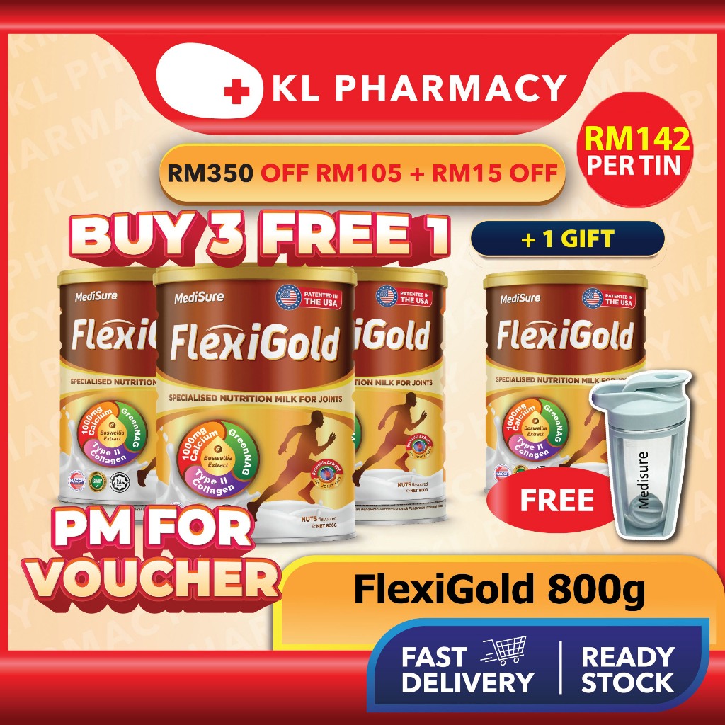 [AUTO FREE SHIPPING][LIVE ONLY][BUY 3 FREE 1 TIN + 1 SKAHER] FlexiGold ...