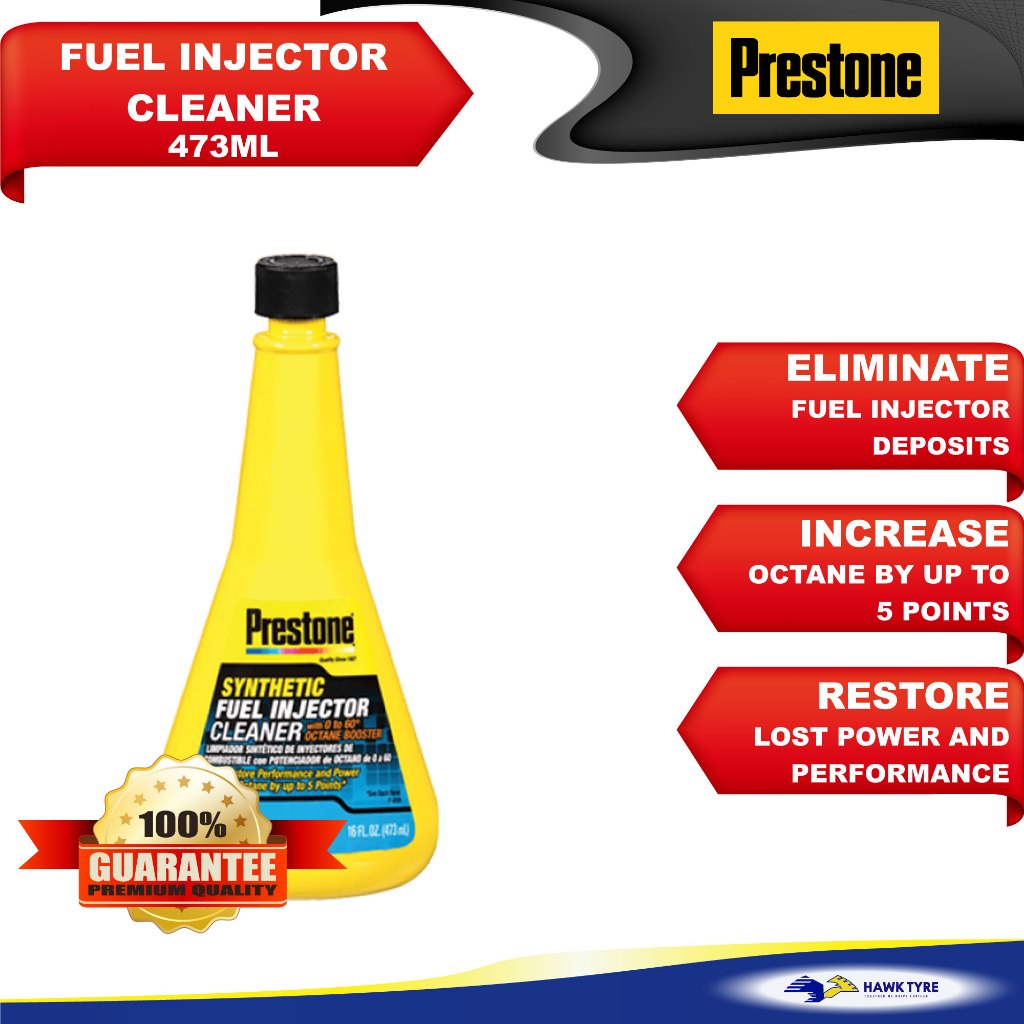 Prestone Fuel Injector Cleaner for car with 0 to 60® Octane Booster ...