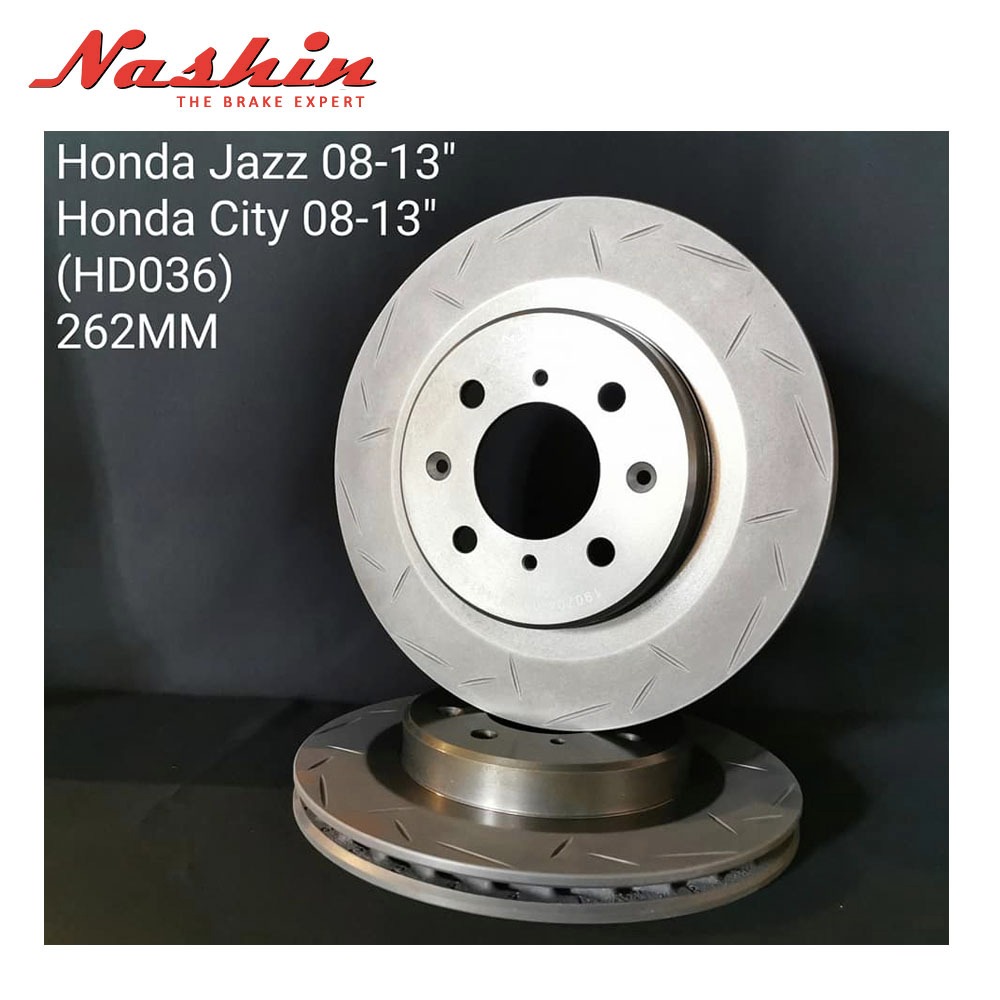 Nashin OE Brake Rotor Front For Honda City GM2 08-13/GM6 13+ | Shopee ...