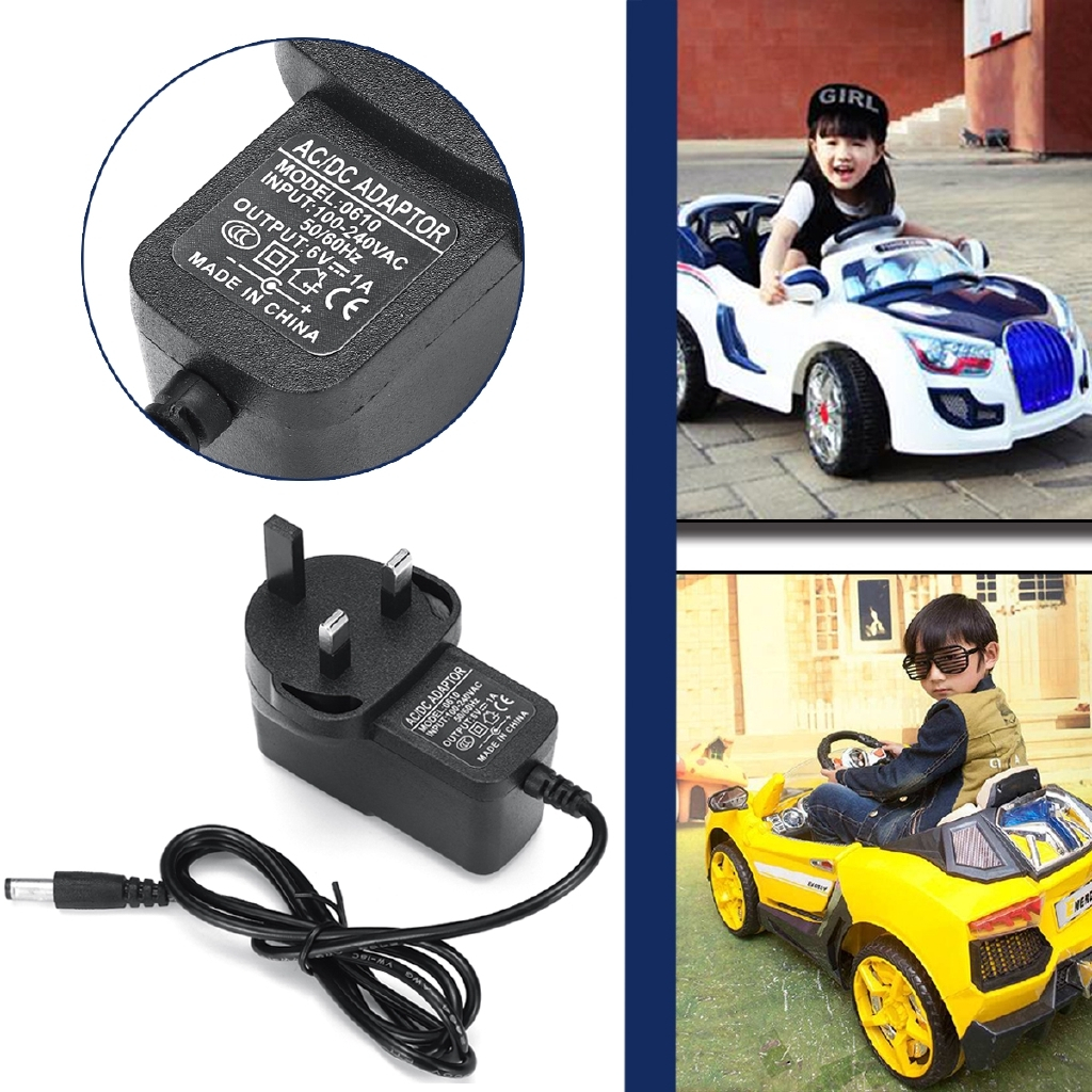 AC - DC power 6V 12V 1000mA Children's toy car motorcycle Charger Smart ...